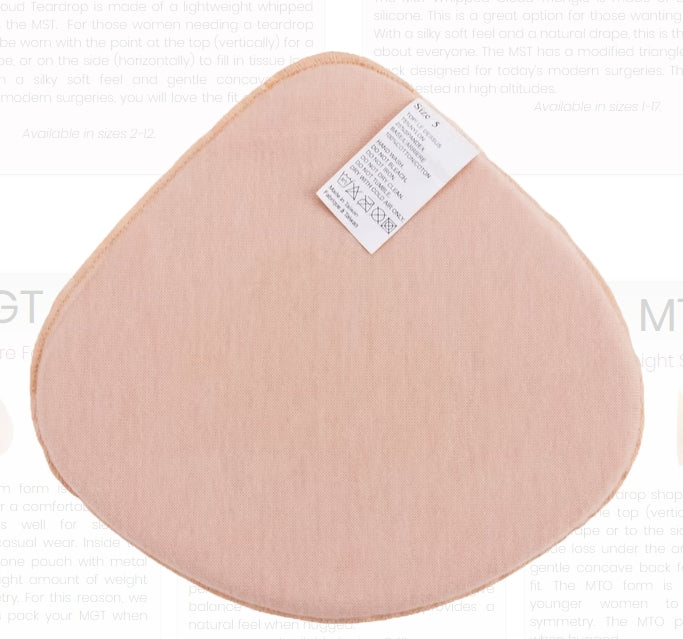 MGT FabuFoam Weighted Foam Breast Form – Faith Fitter Store